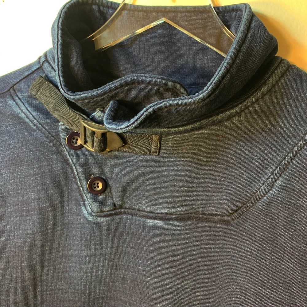 Van Heusen Vdot Jeans Couture Xl Navy Sweatshirt - Gem
